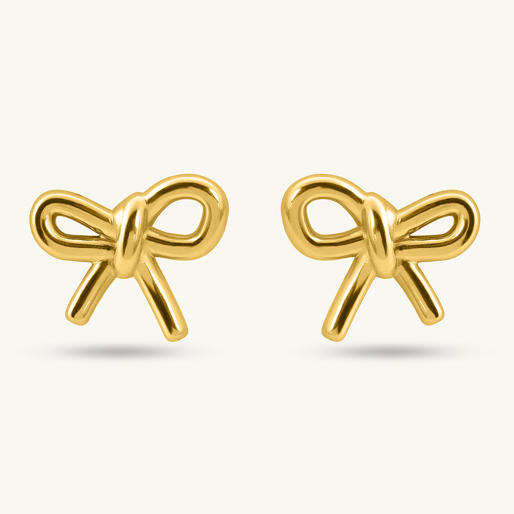 Timeless Bow Stud Earrings – PALMONAS