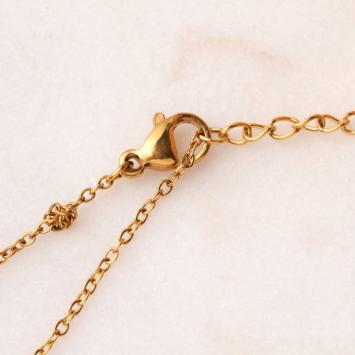Gleaming Rectangle Station Necklace – PALMONAS