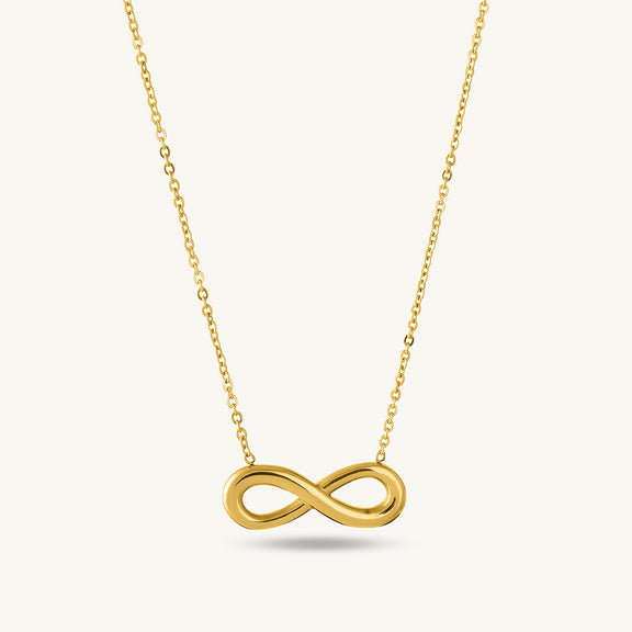 Buy Gold Infinity Necklace & Infinity Bracelet - PALMONAS