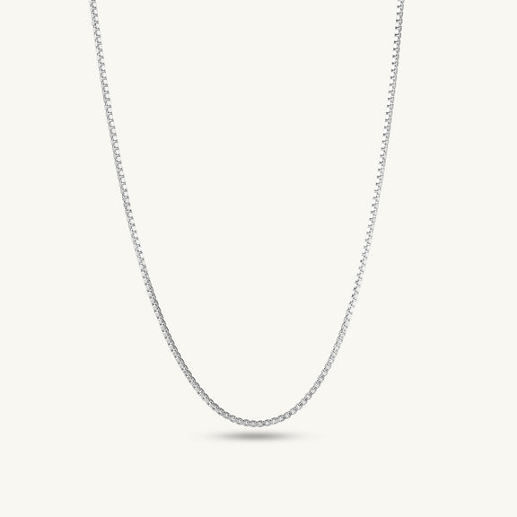 925 Silver Box Chain – PALMONAS