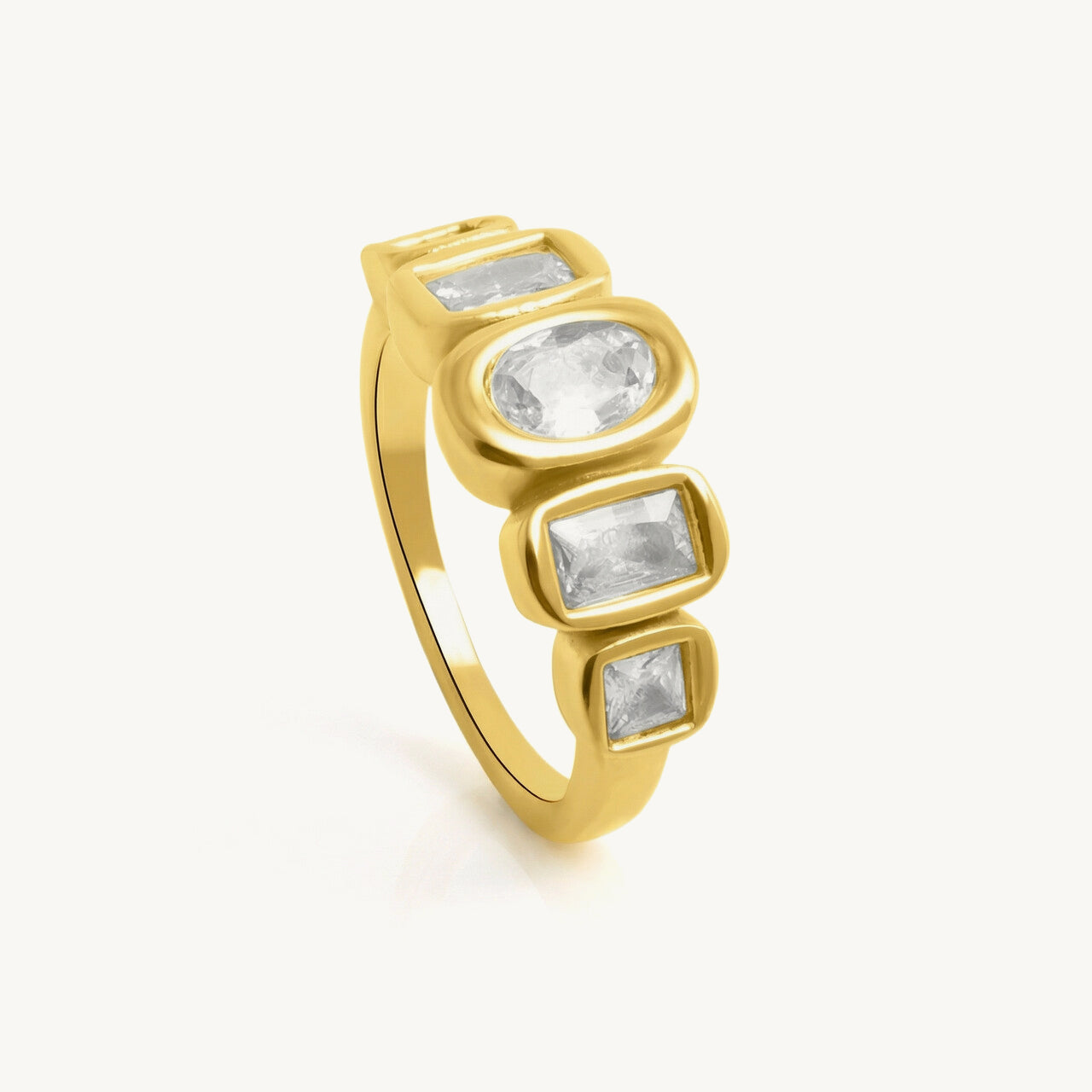 Luxe Bezel Block Ring – PALMONAS