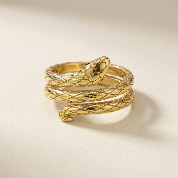 Coiled Serpent Wrap Ring – PALMONAS