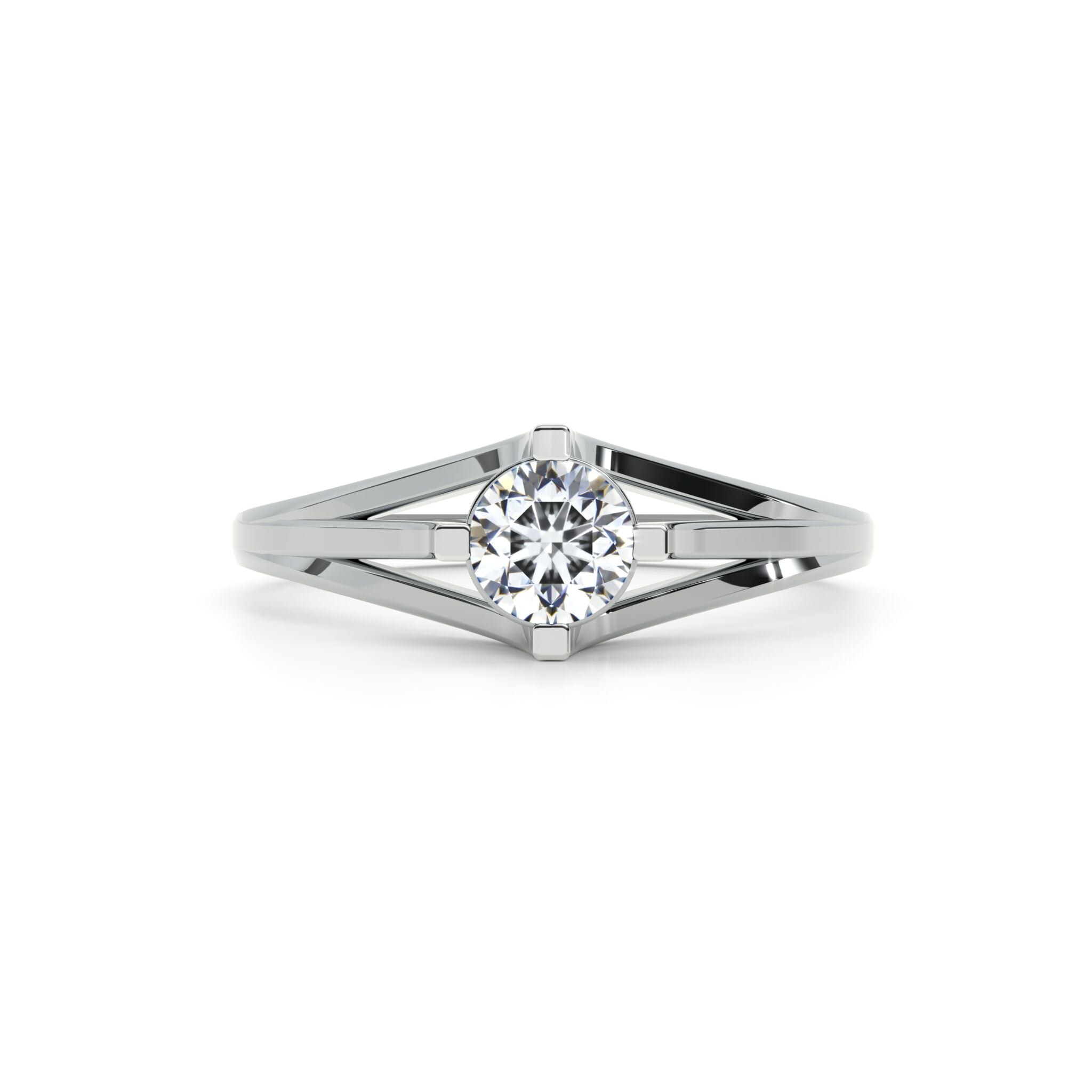 Radiant Crest 9KT Gold Laboratory Grown Diamond Ring – PALMONAS