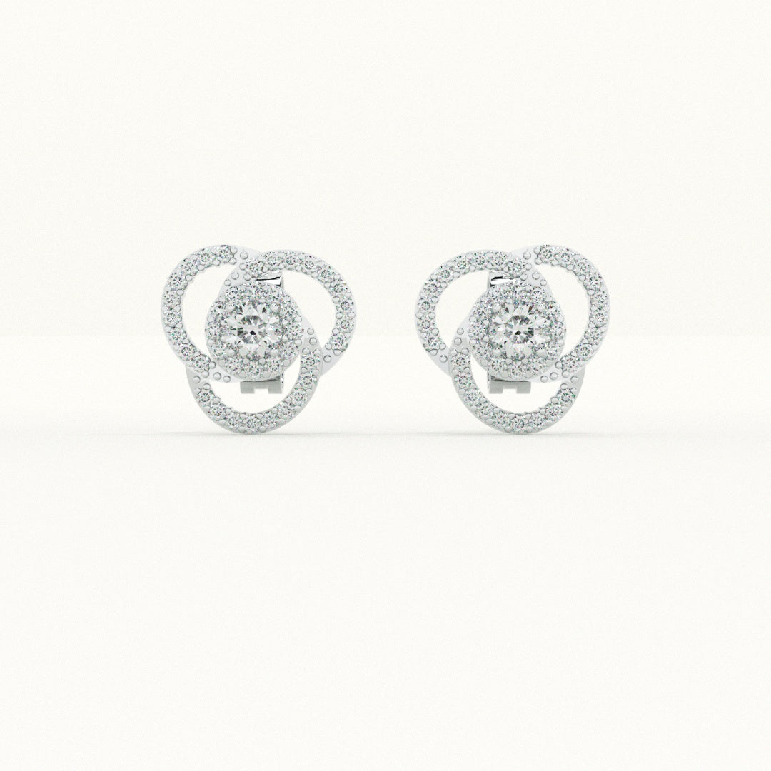 Crystal Bloom 925 Studs – PALMONAS