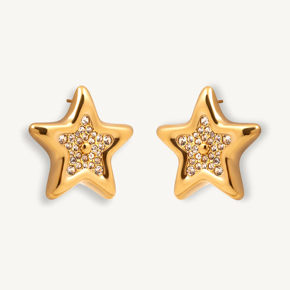 Chunky Starlets Stud Earring – PALMONAS