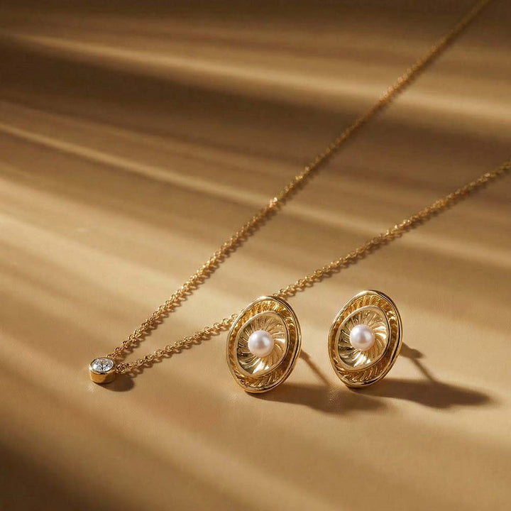 Radiant Pearl Jewellery Set – PALMONAS