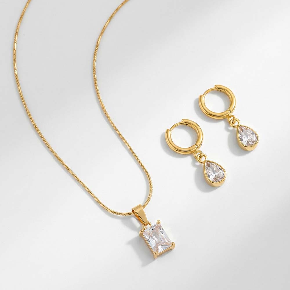 Classic Solitaire Jewellery Set – PALMONAS